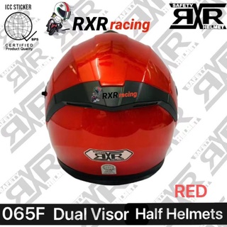 Rxr Half Face Dual Visor 065F For Motorcycle With ICC (BPS) LARGE ONLY | Shopee Philippines