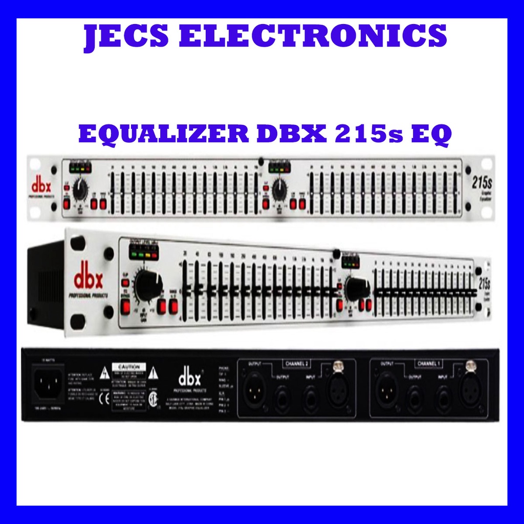 EQUALIZER dbx 215s EQ | Shopee Philippines