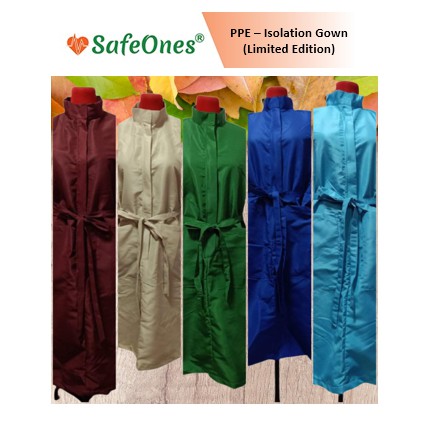 PPE-Trendy Isolation Gown - Turtle Neck/Front Closure (Limited Edition ...