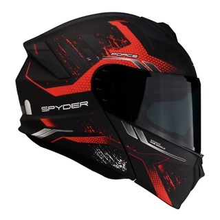 Spyder Full Face Modular Motorcycle Helmet Force Model (Free Clear ...