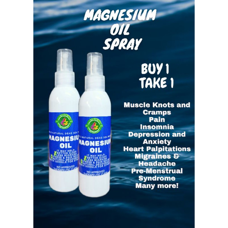 BUY 1 TAKE 1 ORIG MAGNESIUM OIL BODY SPRAY/ MAGNESIUM THERAPY OIL ...