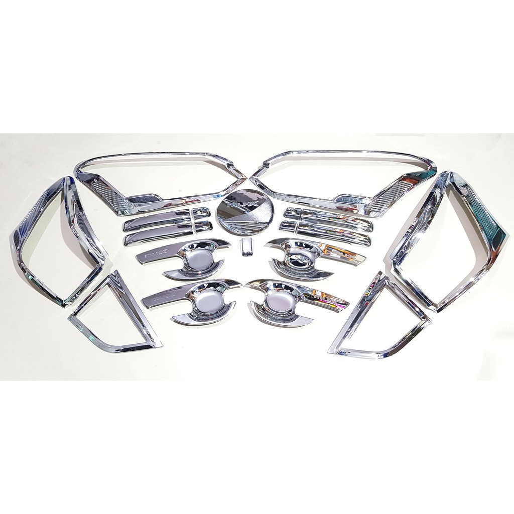 Isuzu MUX blue power 2018 to 2020 Combo Garnish Set (chrome) | Shopee ...