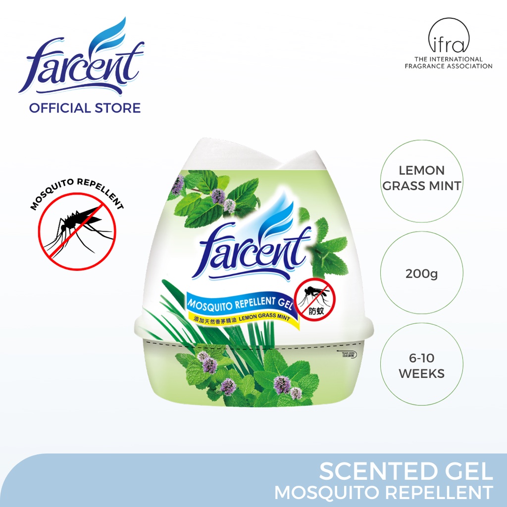 Farcent Scented Gel + Mosquito Repellent 200g | Shopee Philippines