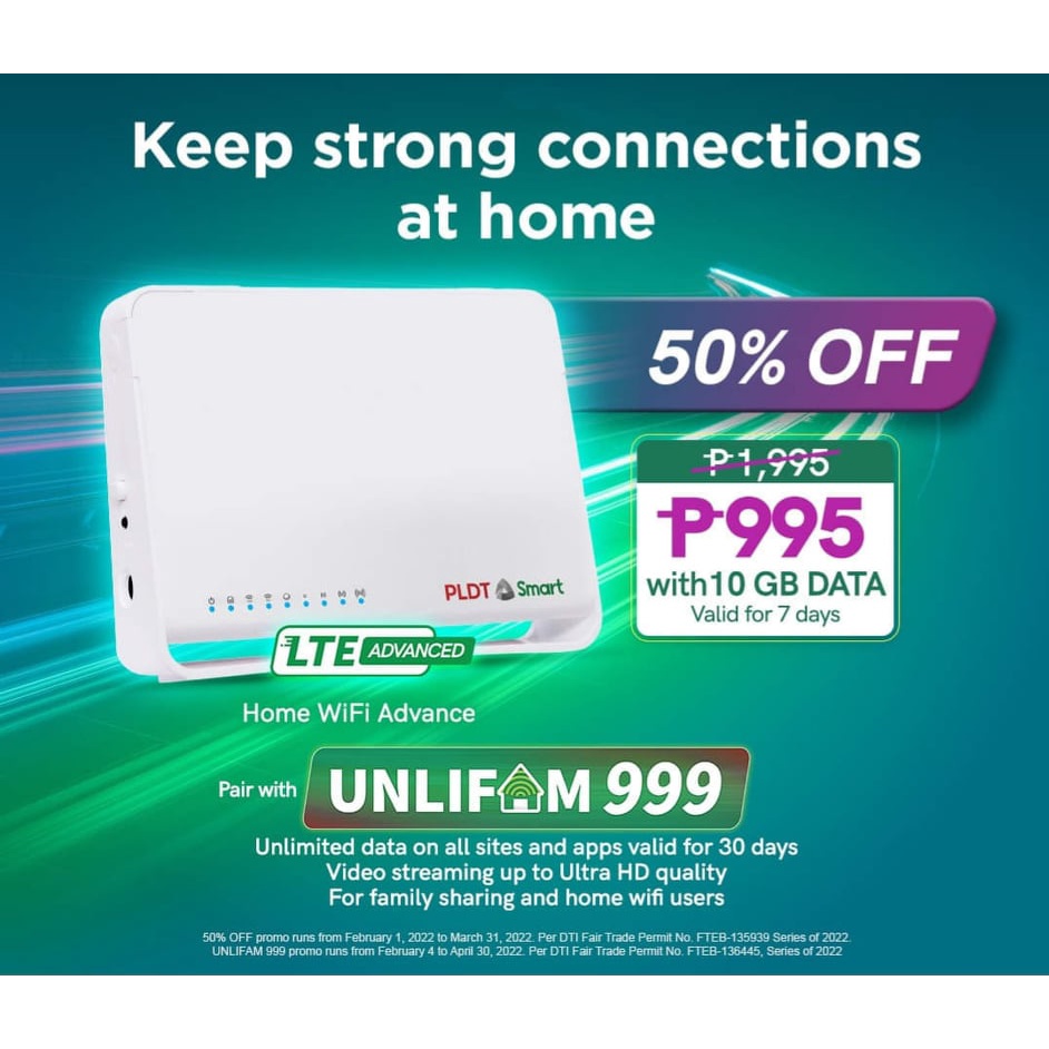 PLDT Home Prepaid WIfi Cat6 LTE-Advanced Evoluzn - Brandnew and Sealed with FREE 10GB for 7days ...