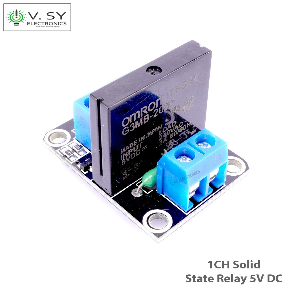 Single Channel 5V Solid State Relay 1 Channel Relay 1-Way Relay Module ...