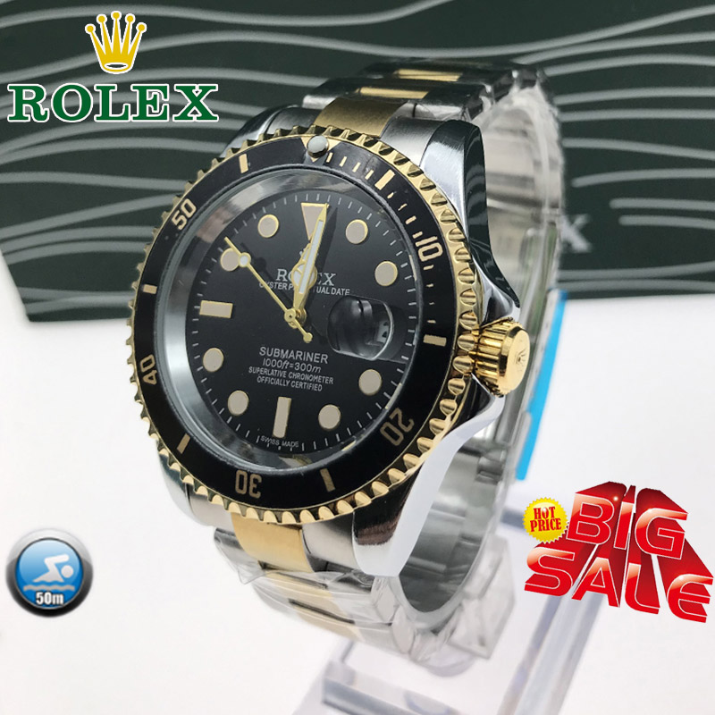 ROLEX Watch For Men Orginal Submariner Watch For Unisex Water Ghost ...