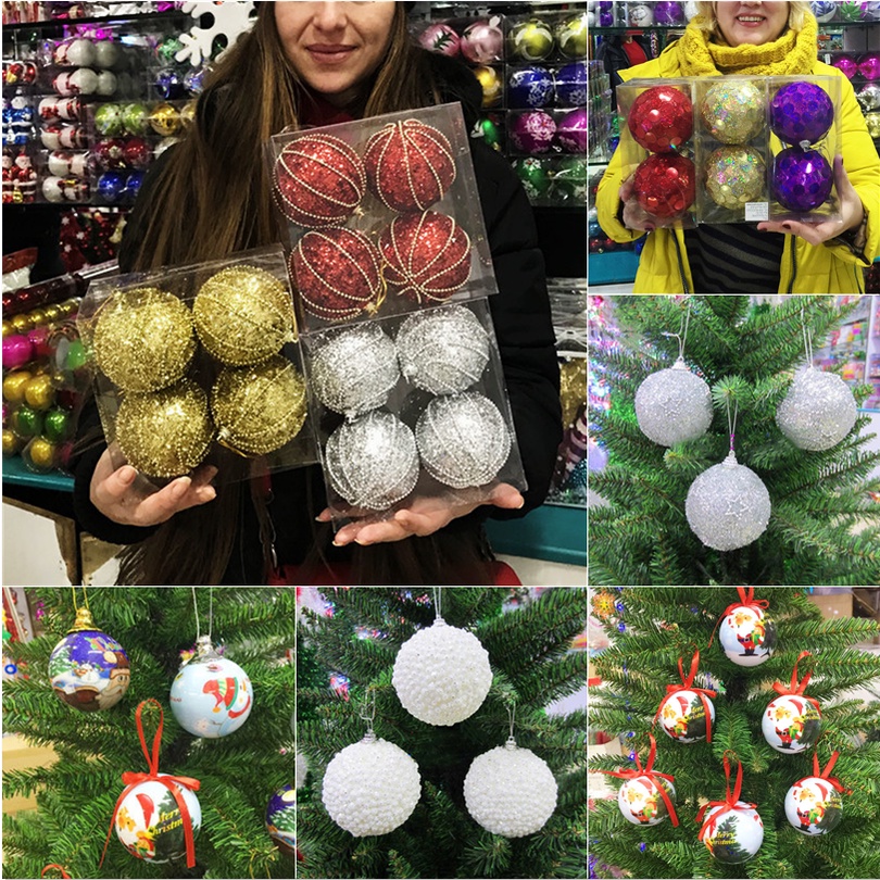 2023 Christmas Decoration Sequin Foam Christmas Ball 10cm 8cm Large ... 2023 Christmas Decoration Sequin Foam Christmas Ball 10cm 8cm Large ...