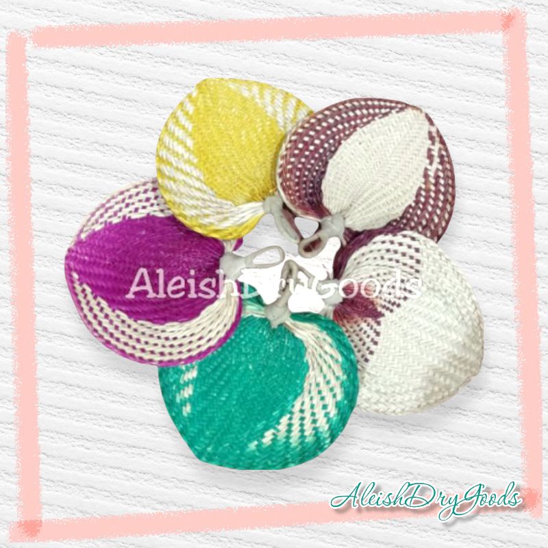 Native Fan Anahaw Colored Large | Shopee Philippines