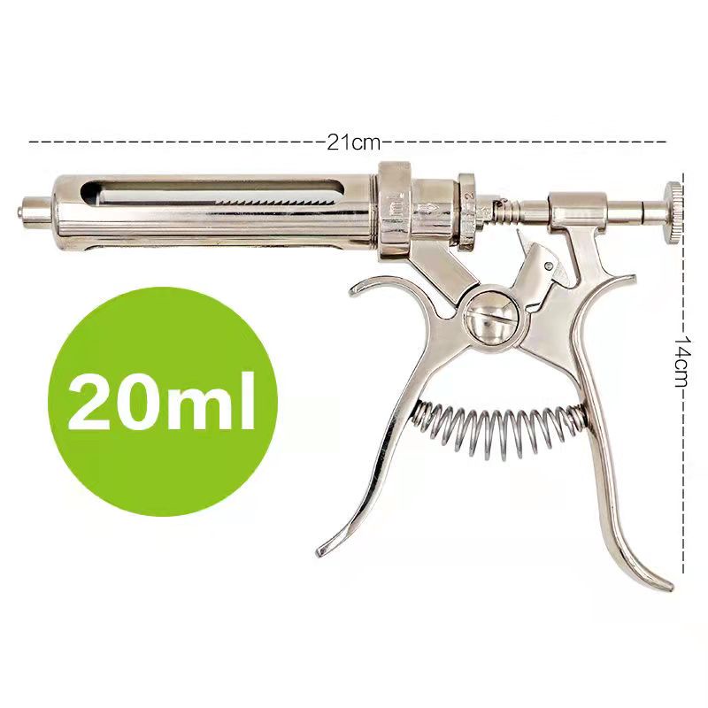 10/20/30/50ML Veterinary Continuous Syringe Automatic Injector For Pigs ...