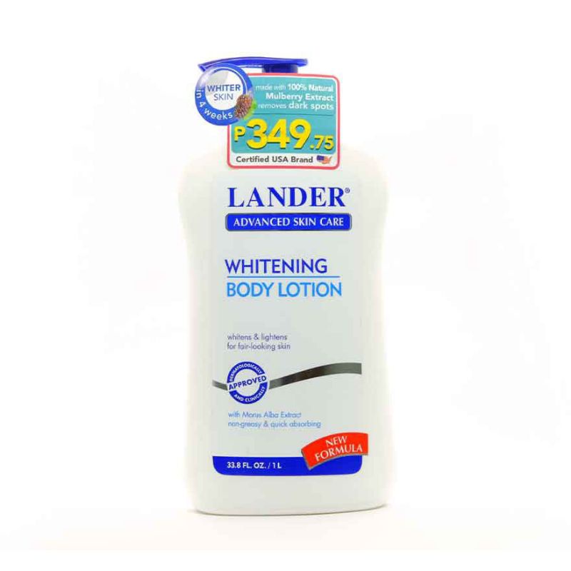 Lander Whitening Body Lotion 1L | Shopee Philippines