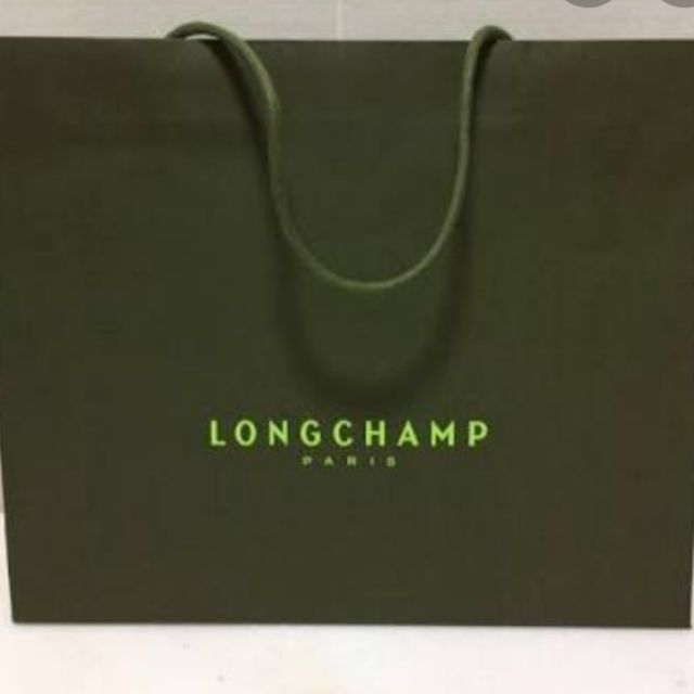 Longchamp Paper bag 12 × 17 × 5 inches | Shopee Philippines