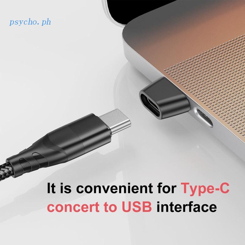 Psy Type C Female to USB Male OTG Cable Converter PD Fast Charging Type-C Connector | Shopee ...
