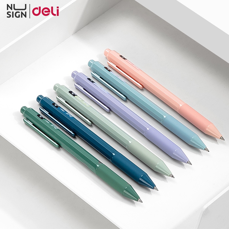 Nusign by Deli NS559 Gel Pen Ballpen 0.5mm Perfect Smooth Black Ink ... Nusign by Deli NS559 Gel Pen Ballpen 0.5mm Perfect Smooth Black Ink ...