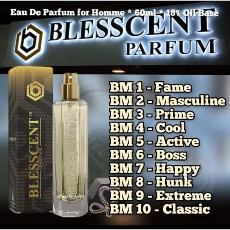 [BLESSCENT] Best Perfume for MEN-18% oil based Long Lasting Pabango ...
