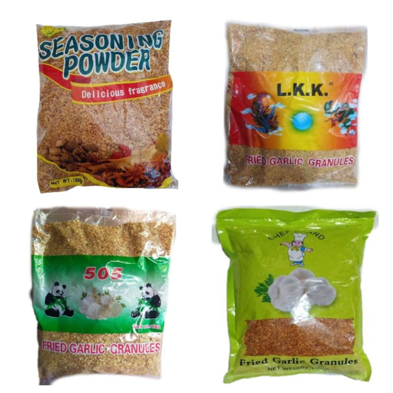 Fried garlic & powder ( bawang ) onion flakes shallots. lkk chef brand ...