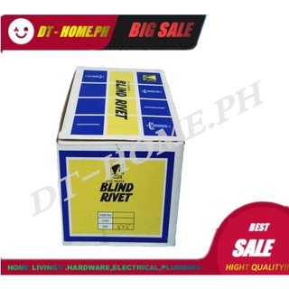 PER BOX--BLIND RIVETS/LOW PRICE 1/8x1/2, 1/8x3/4, 5/32x3/8, 5/321/2, 5 ...