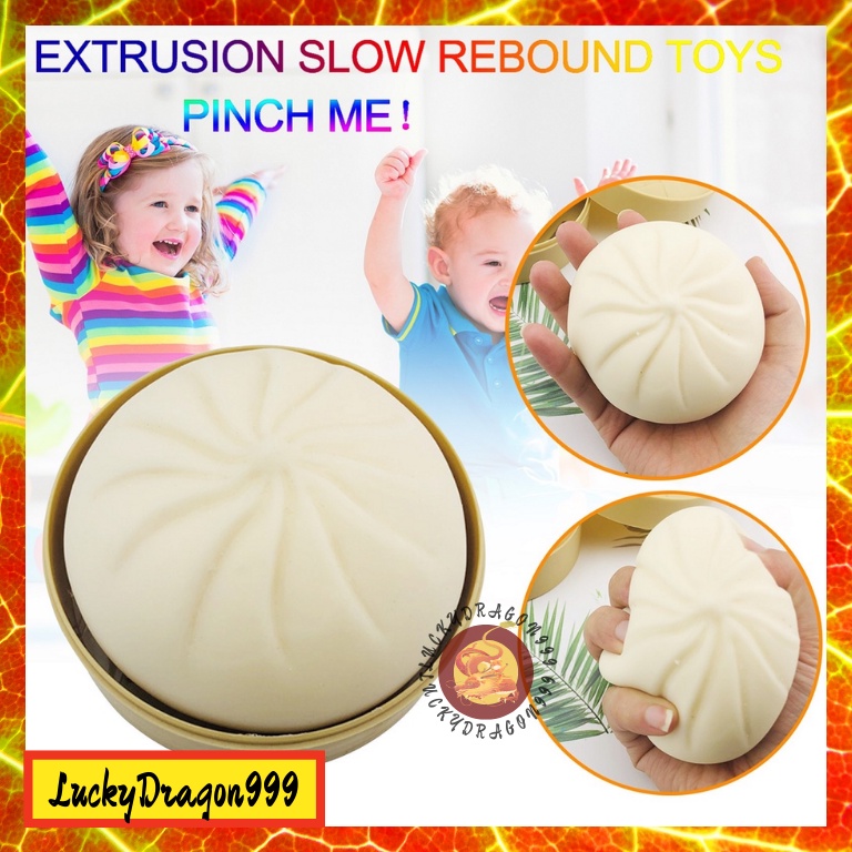 TIKTOK Siopao Ball Squishy Ball Toy Sticky Ball Needoh Stress Ball Push ...