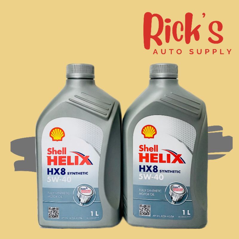 Shell Helix HX8 Fully Synthetic 5W-40 1L | Shopee Philippines