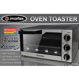 Imarflex IT-140 Oven Toaster Black | Shopee Philippines