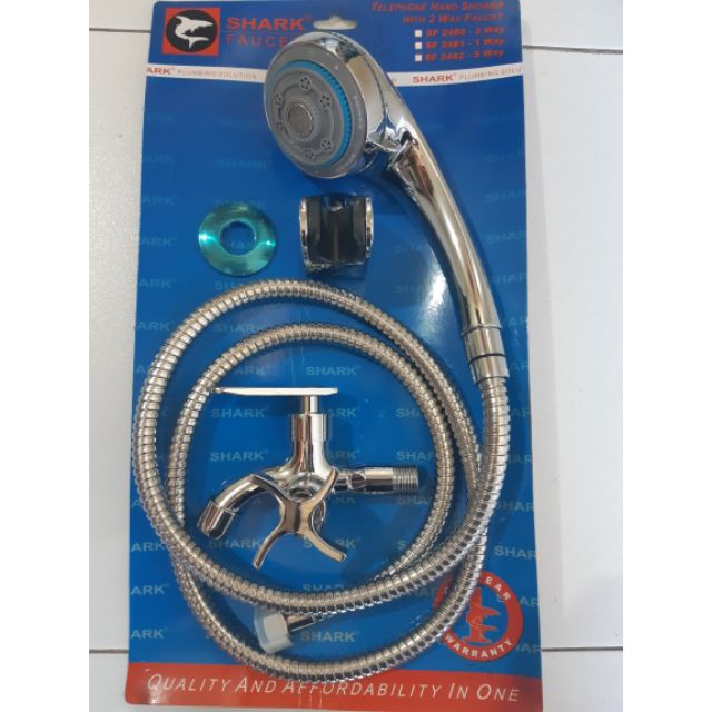 Shark 5 way Telephone Shower with 2 way Faucet | Shopee Philippines