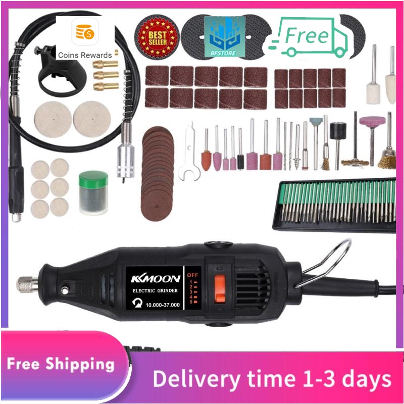 Electric Grinding Tool Set Rotary Drill Grinder Machine Bits Engrave ...