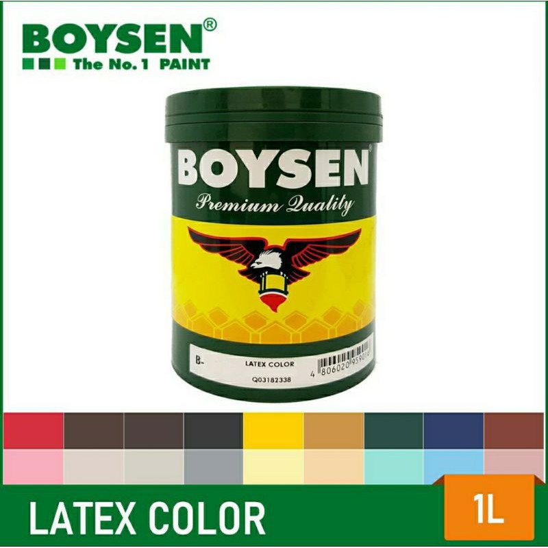 Boysen Latex Color 1 Liter (For Concrete and Stone Surfaces) | Shopee ...