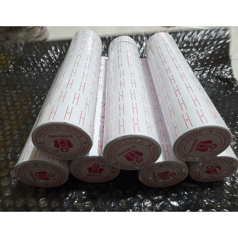 Price Tag Sticker Label in Tube and Roll | Shopee Philippines