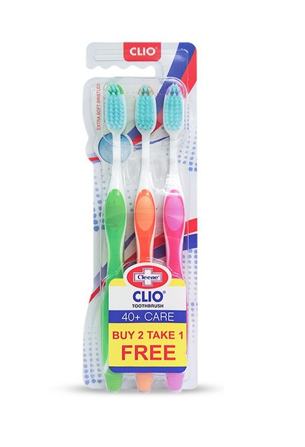 Cleene CLIO Toothbrush 40+ Buy 2 Take 1 | Shopee Philippines