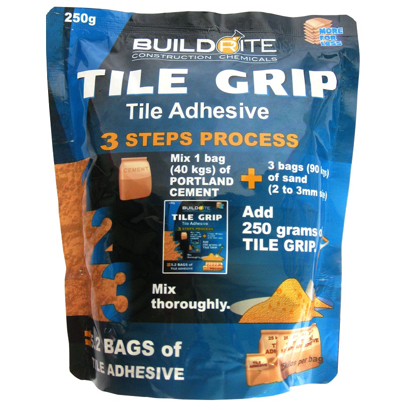 BUILDRITE TILE GRIP-250g Ceramic Tile Adhesive Additive | Shopee ...