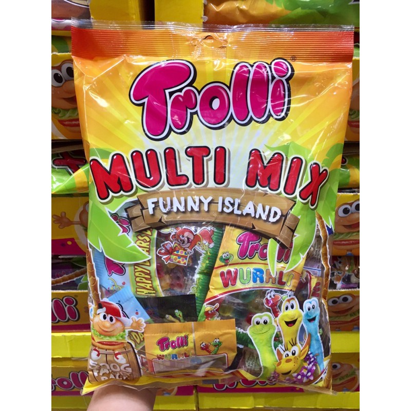 Trolli Multi Mix Funny Island Gummies 500g | Shopee Philippines