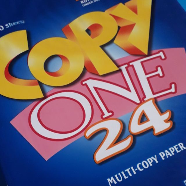 COPY ONE book paper bond paper sub 24 80 gsm short A4 | Shopee Philippines