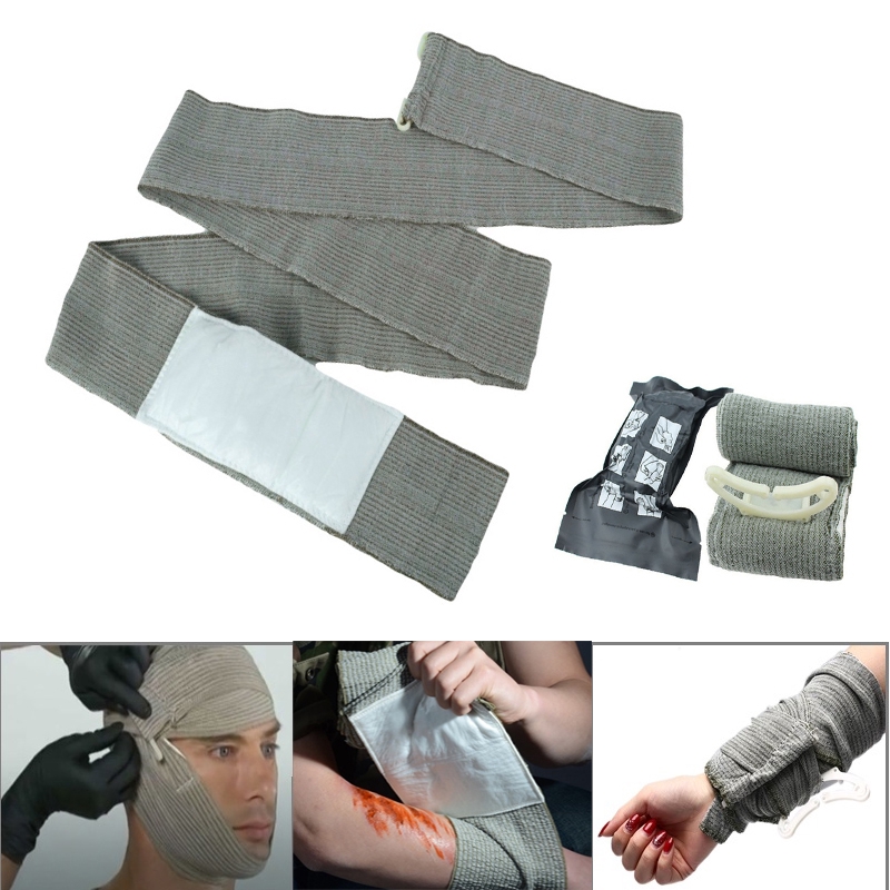 elastic Israeli wrap trauma dressing bandage emergent urgent gauze ...
