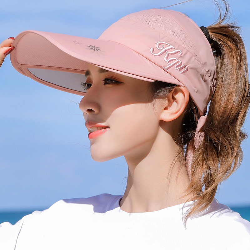 Fashion Korean style summer sunshade topless big brim baseball cap ...