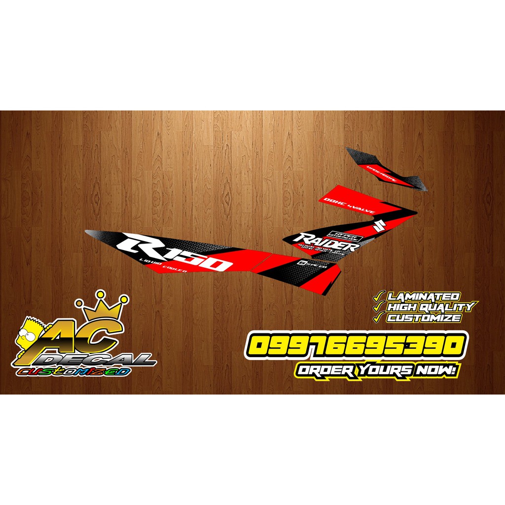 Raider 150 Fi Decal (Malaysia Design) | Shopee Philippines