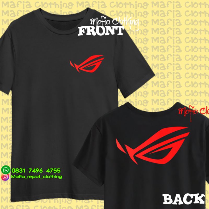 Asus rog logo T-Shirt | Shopee Philippines