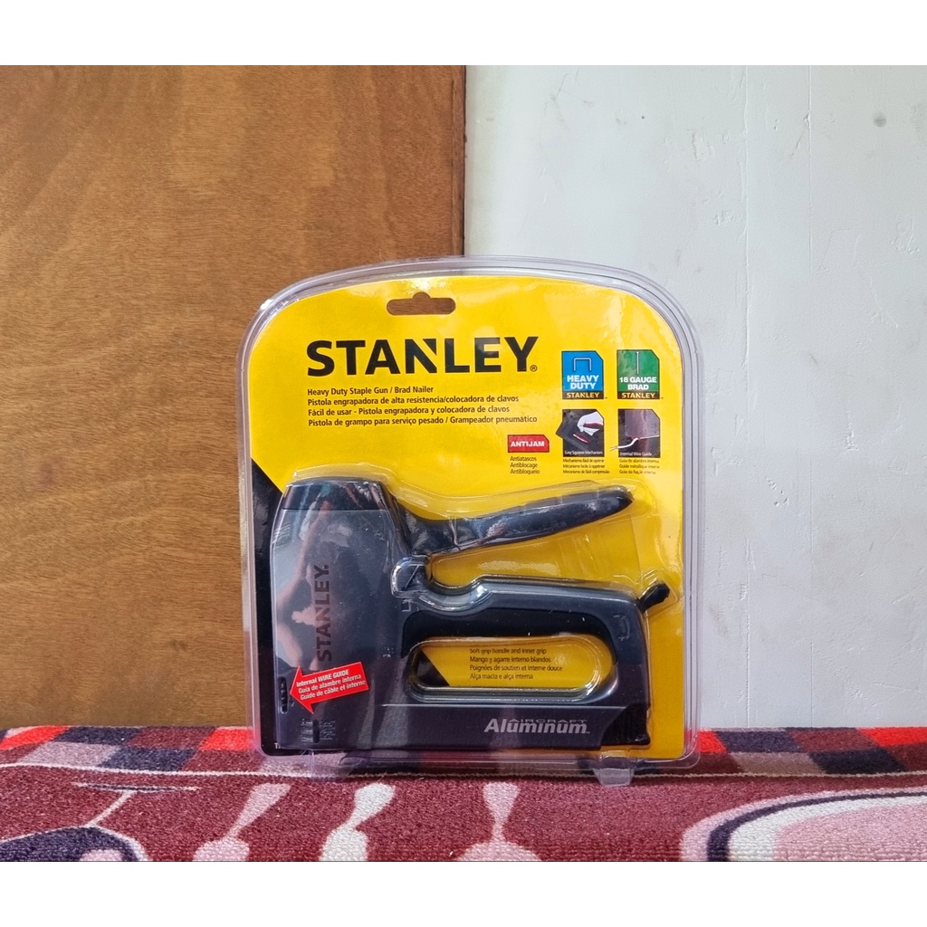 Stanley Staple Gun Electric Stapler NEW STANLEY SharpShooter Plus TR250 ...