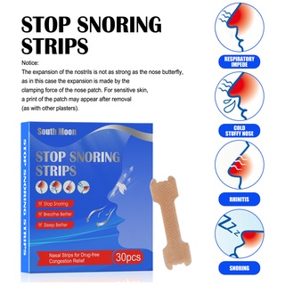 South Moon Stop Snoring Strips Ventilation Nose Patch Breath Nasal ...
