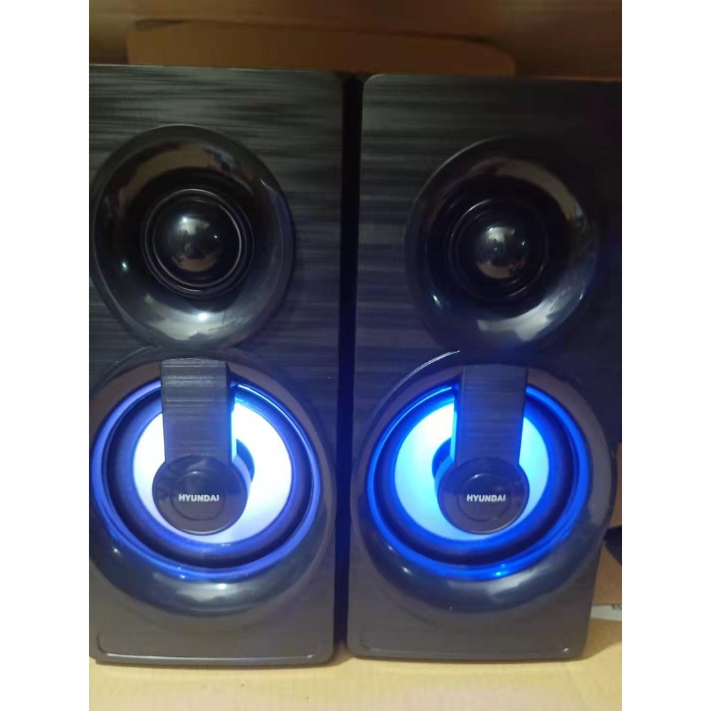 HYUNDAI FT-175 2.0 USB Multimedia Laptop PC Light Speaker | Shopee ...