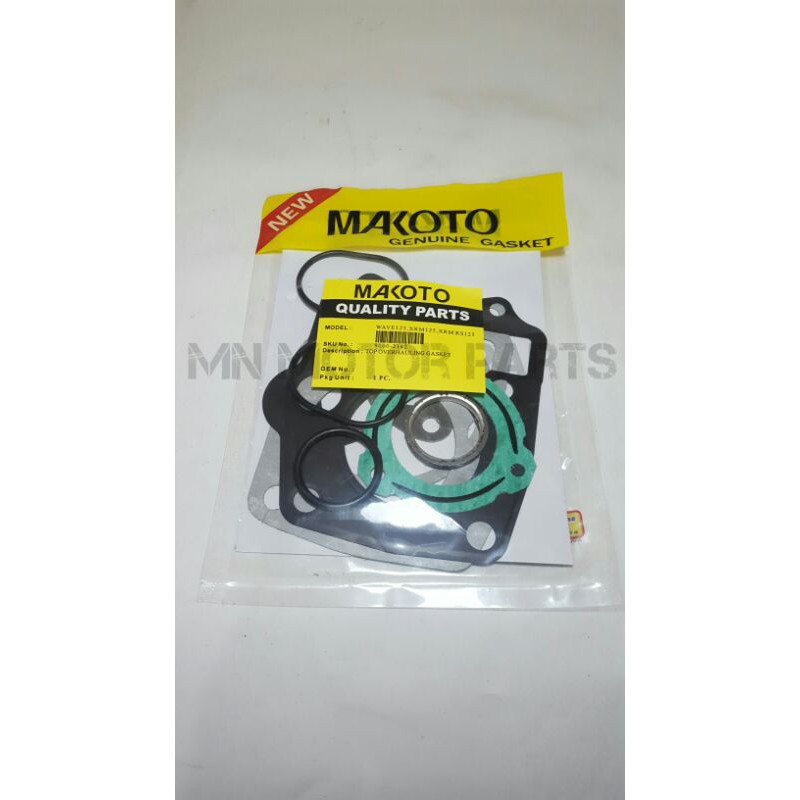 Top Overhauling Gasket XRM125, WAVE125, XRM RS 125 Makoto | Shopee ...