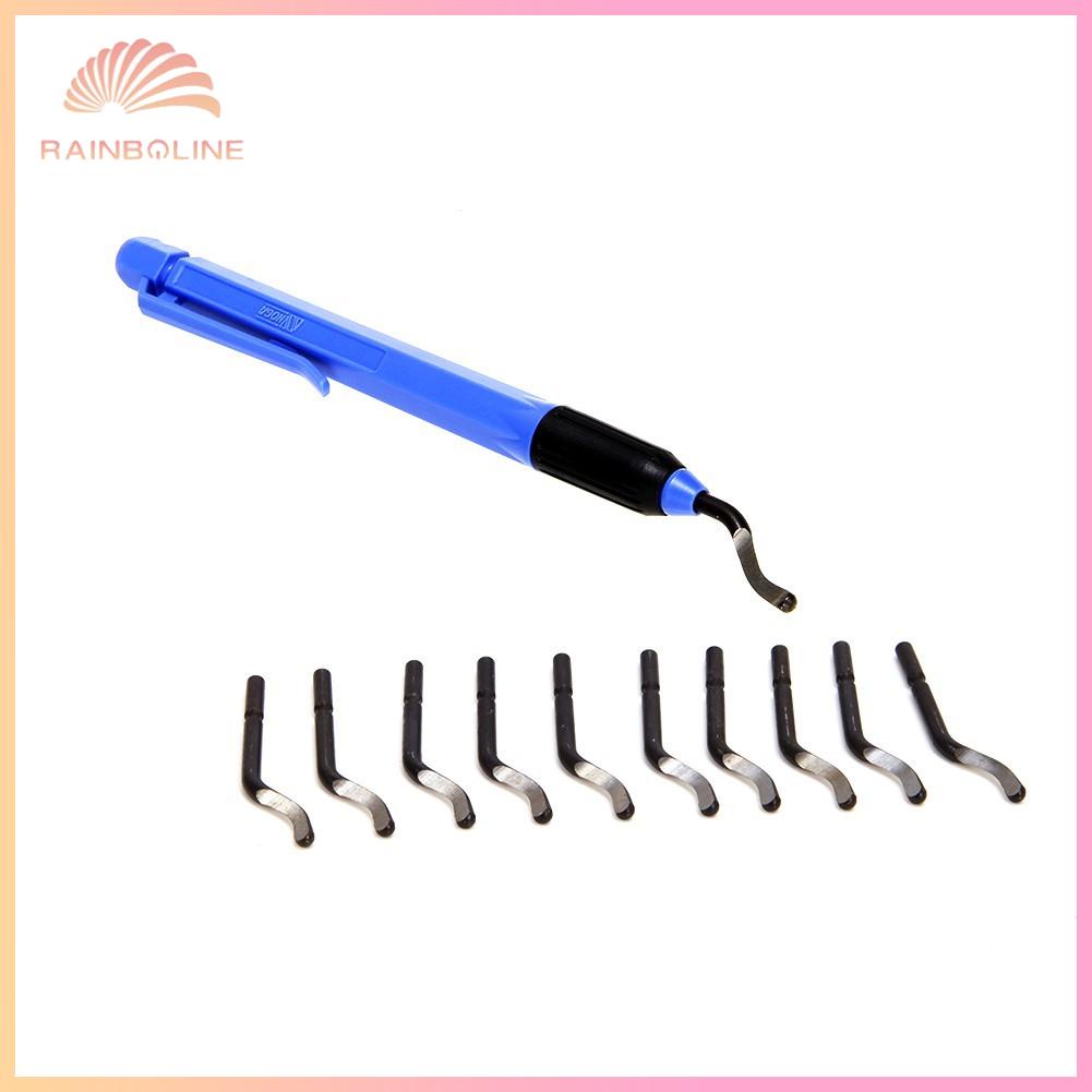 1pc NOGA Burr Handle With 10 Blades BS1010 Deburring Tool | Shopee ...