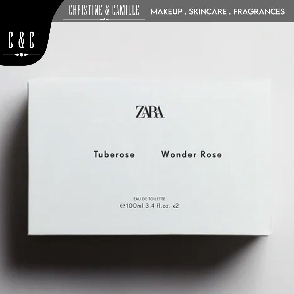 Zara Tuberose + Wonder Rose Set of 2 | Eau de Toilette | Shopee Philippines