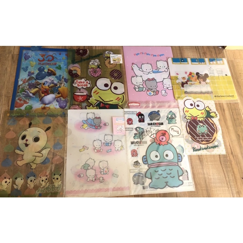 8pcs. Sanrio and Disney file folders from Japan | Shopee Philippines