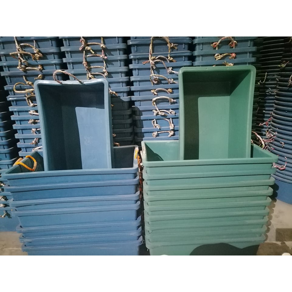 RECTANGULAR BANYERA FISH CRATE / WASH BASIN 3 colors available | Shopee ...