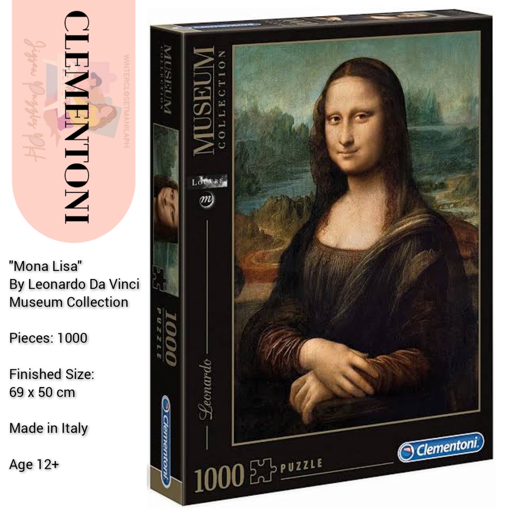 Clementoni 500 /1000 pieces Jigsaw Puzzle - Museum Collection - Mona ...