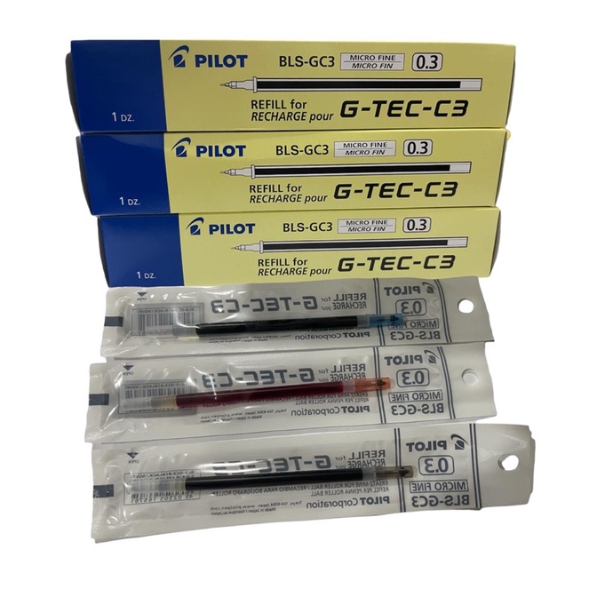 AUTHENTIC Pilot REFILL Gtec Signpen 0.3 Gtech G-Tec Pen Gel Signpen ...