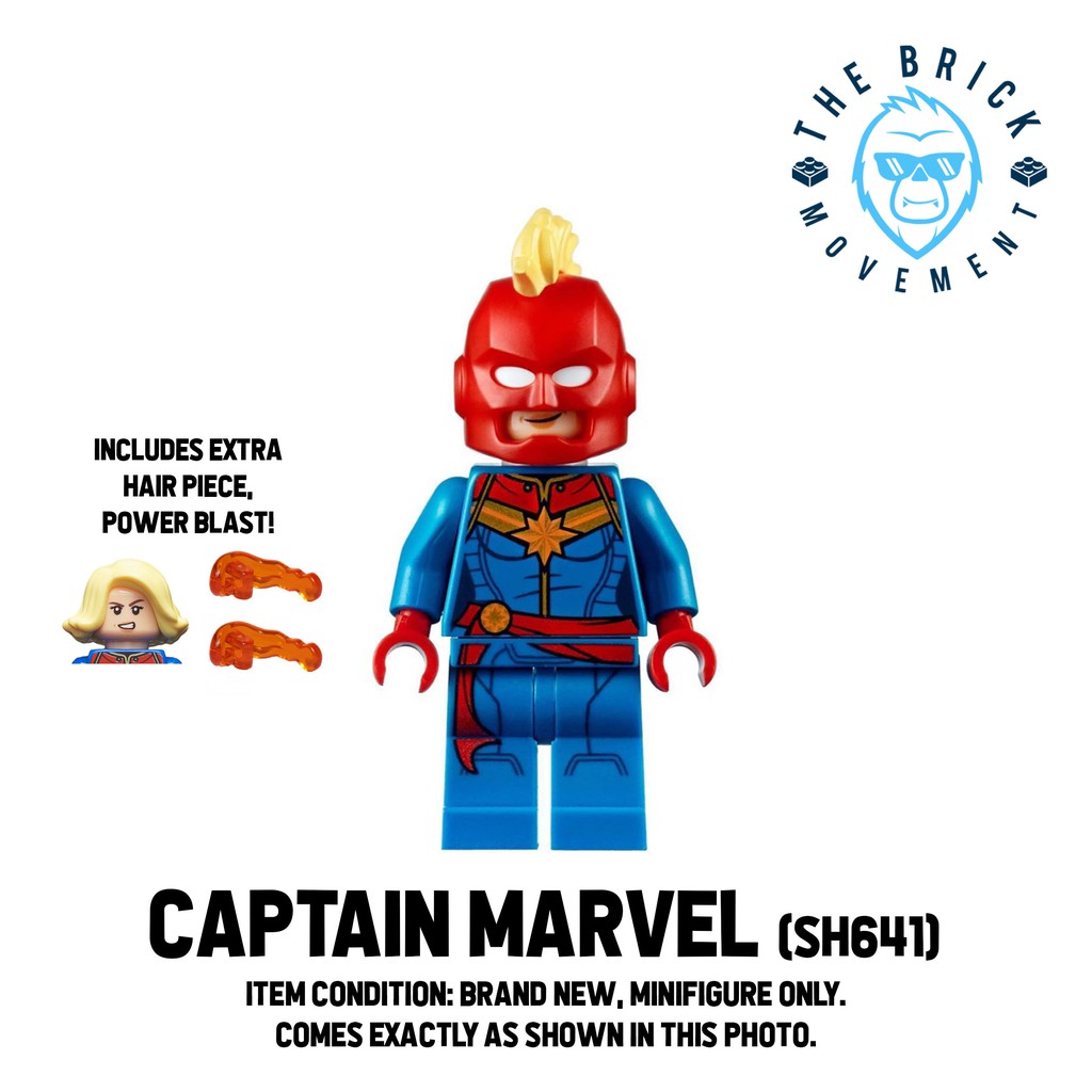 LEGO® MARVEL Captain Marvel Minifigure | Shopee Philippines
