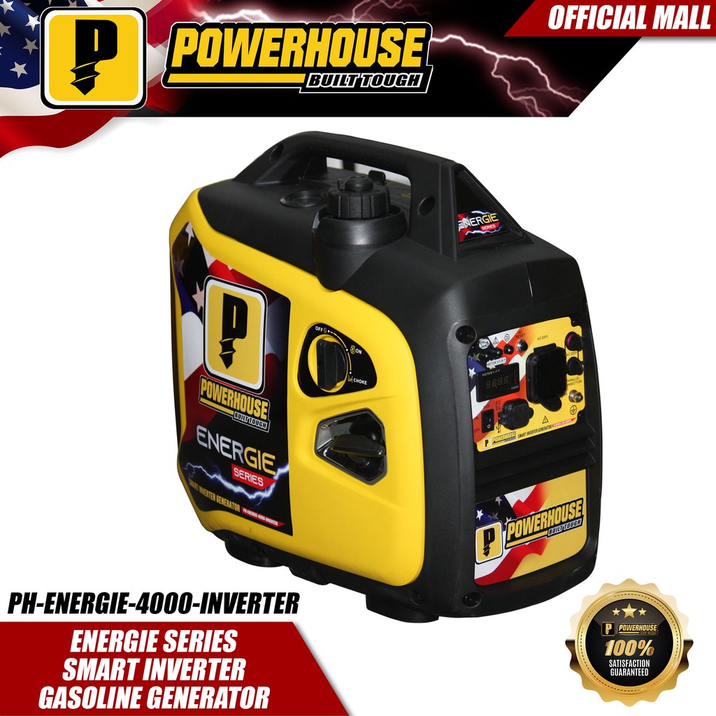 Powerhouse Energie Series Smart Inverter Gasoline Generator Max Power 2 ...