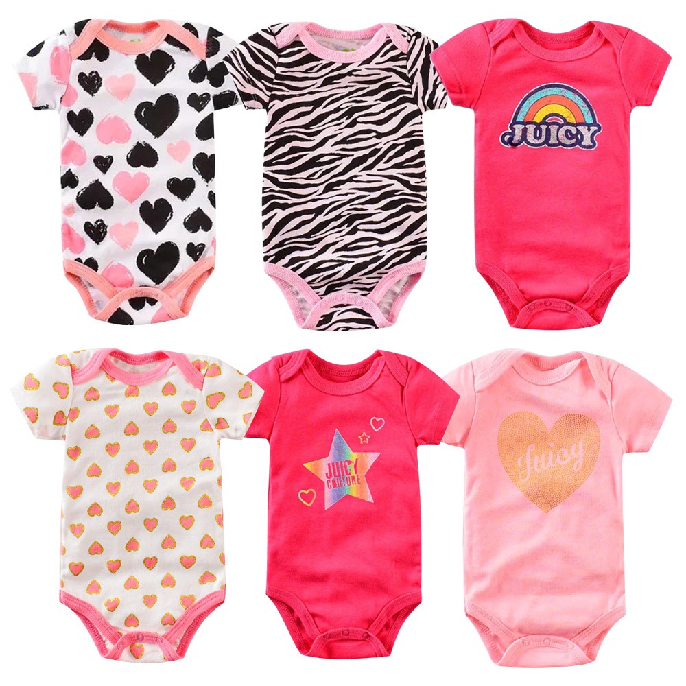 Beautiful and Comfortable Summer Multi-Print Onesie for Baby Girl ...