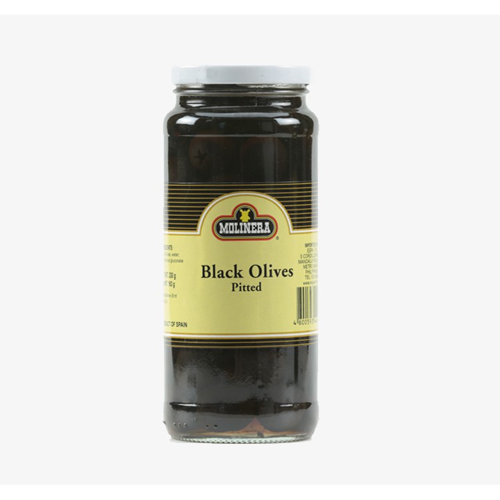 Molinera Black Olives - Pitted 330g {Made in Spain} | Shopee Philippines