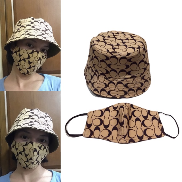 Signature Bucket Hat with Mask (Waway Cap with Mask) | Shopee Philippines